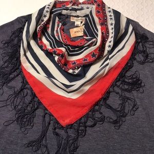world Unity woman | Tops | World Unity Woman Top With Patriotic Scarf ...